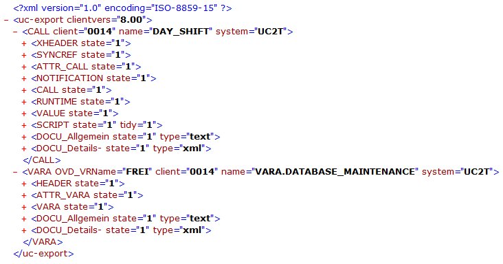 Xml File Structure For Imports And Exports